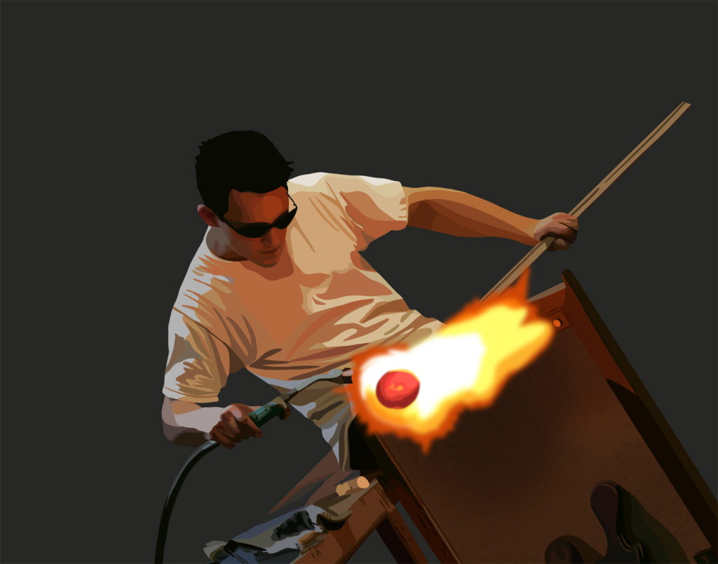 Rees Bowen – Glass Art Society